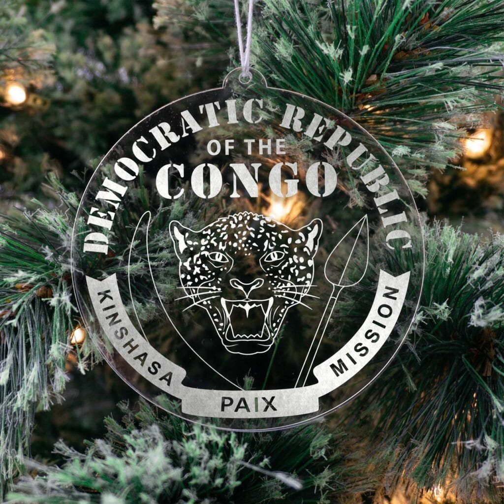 Democratic Republic of the Congo Kinshasa Mission Christmas Ornament ...