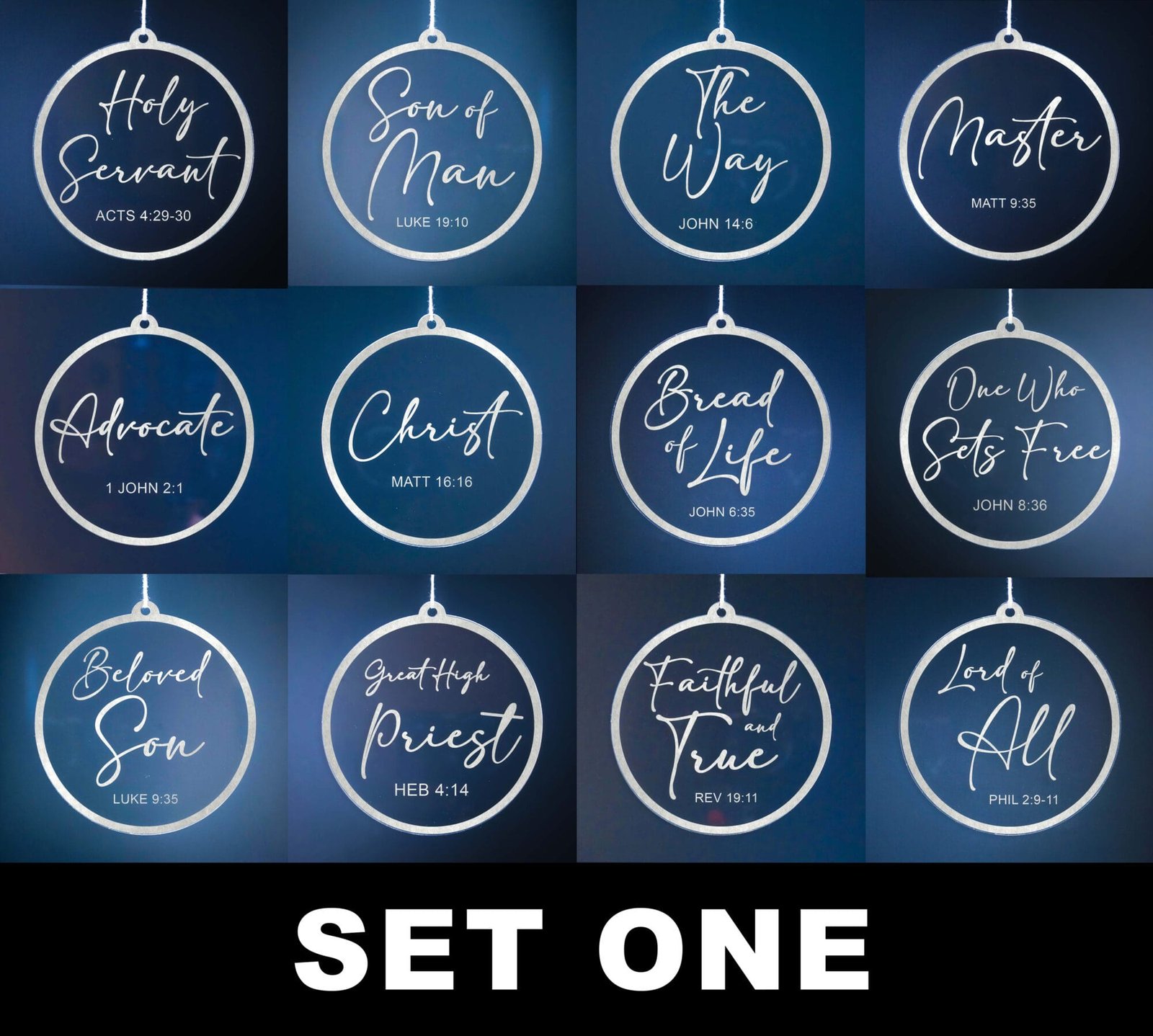 LDS 12 Names of Christ (Set 1) – THE CHRISTMAS MISSIONARY